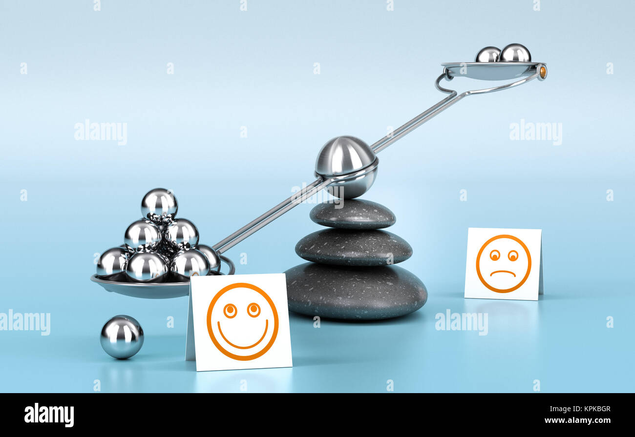 Choosing Wellness and Happyness Stock Photo - Alamy