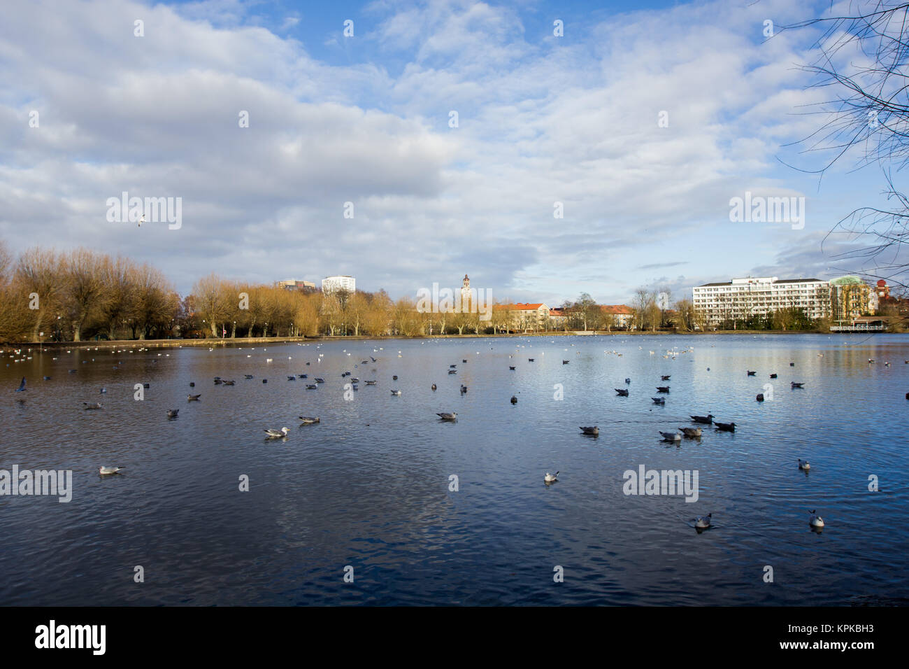 Park in Center of Malmo Sweden Stock Photo - Alamy