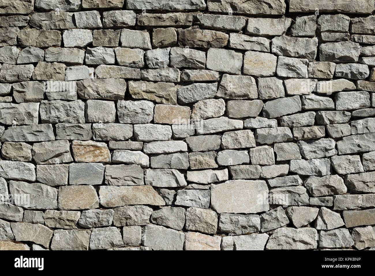 Stacked Stone Wall Stock Photo - Alamy