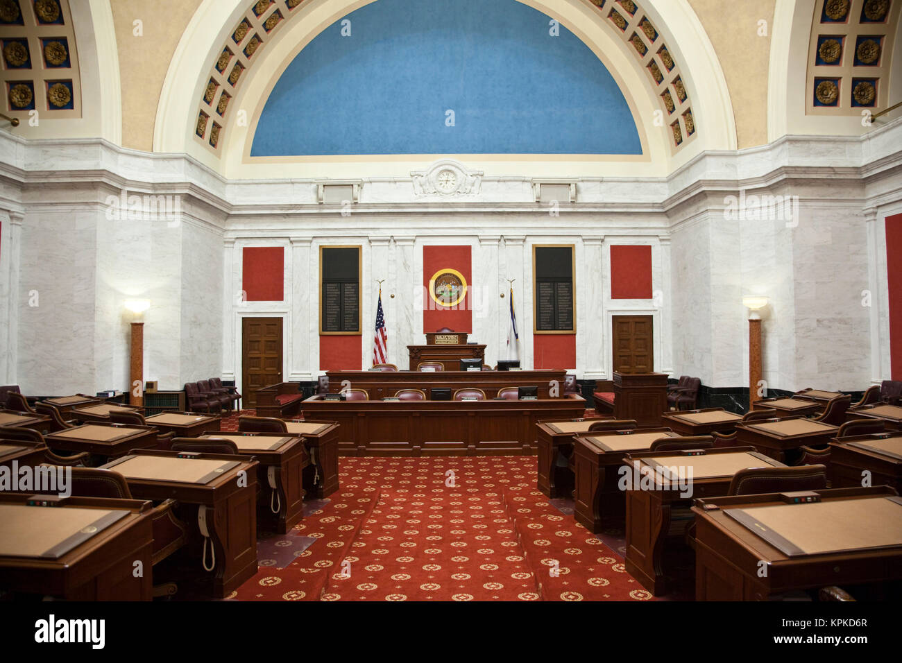 West Virginia State Capitol, State Senate legislative chamber ...