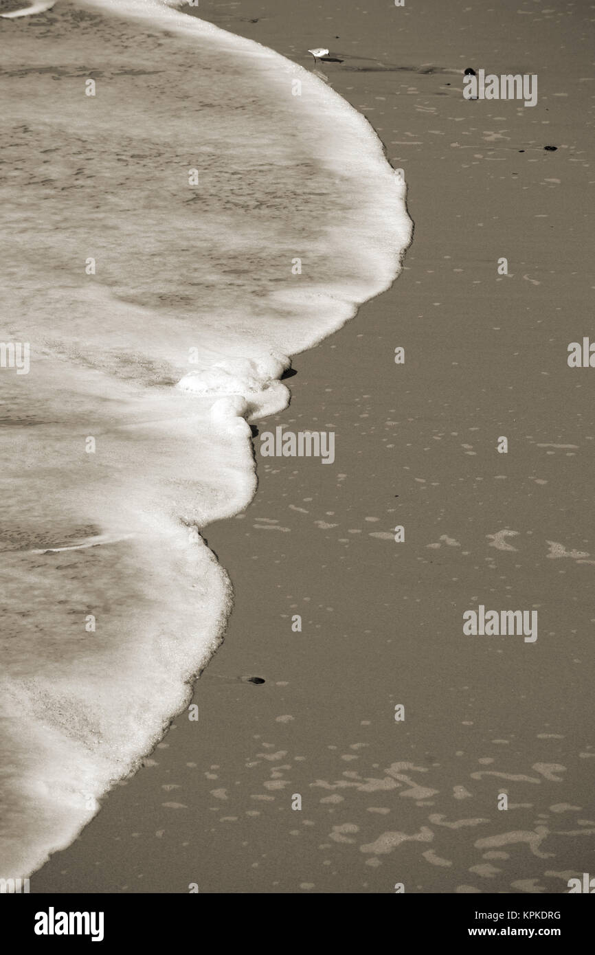 Wave surf sea beach foam breaking hi-res stock photography and images ...