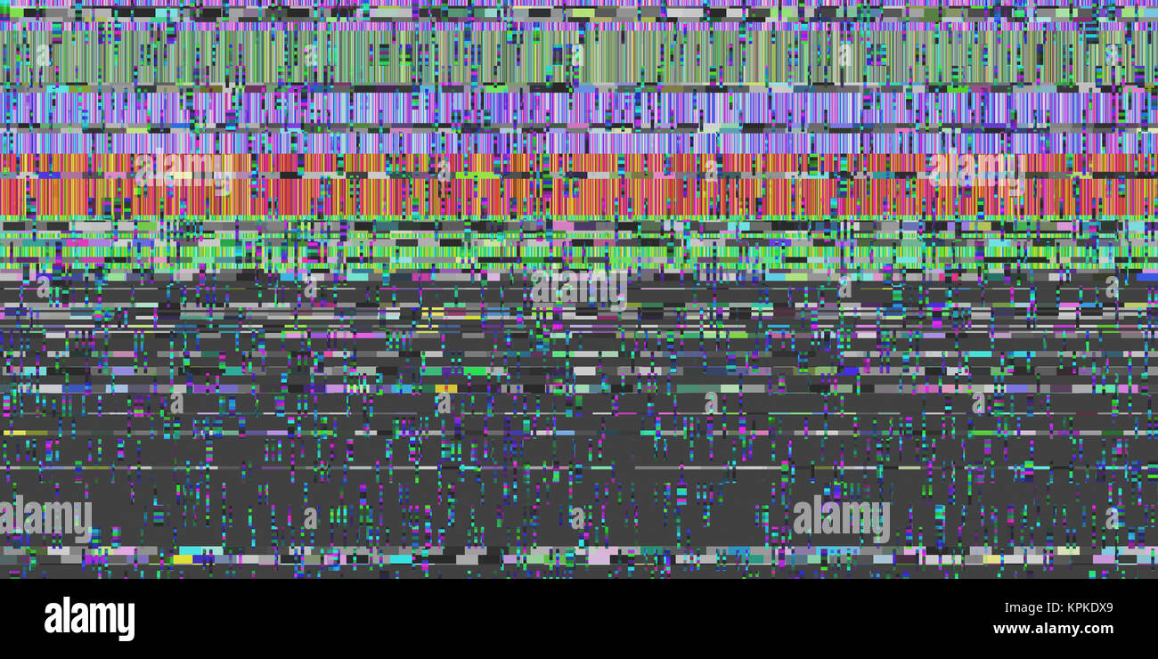 Tv screen with static noise hi-res stock photography and images - Alamy