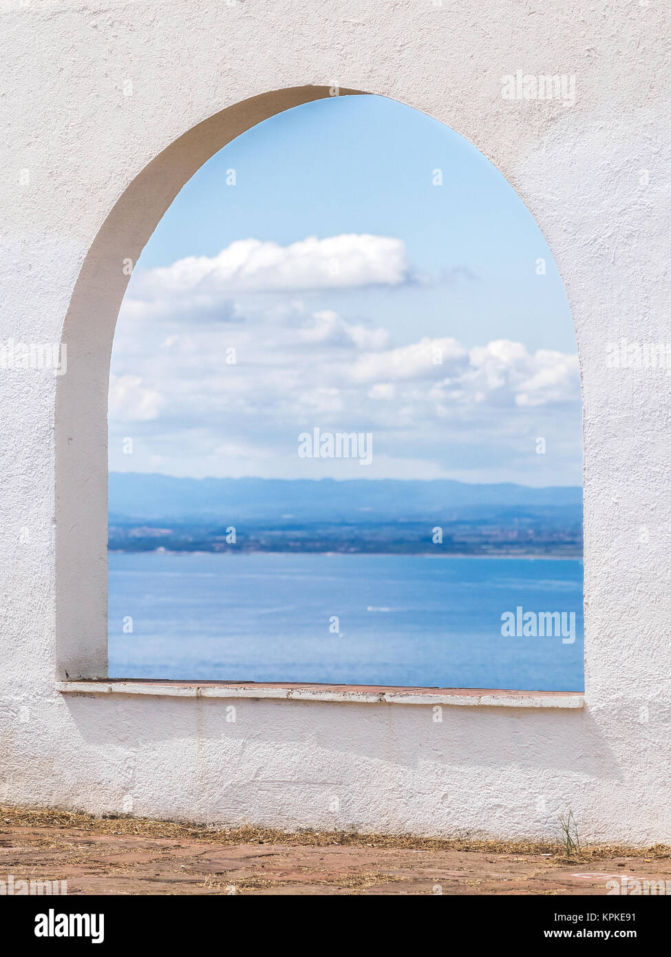 Window to the Sea Stock Photo - Alamy