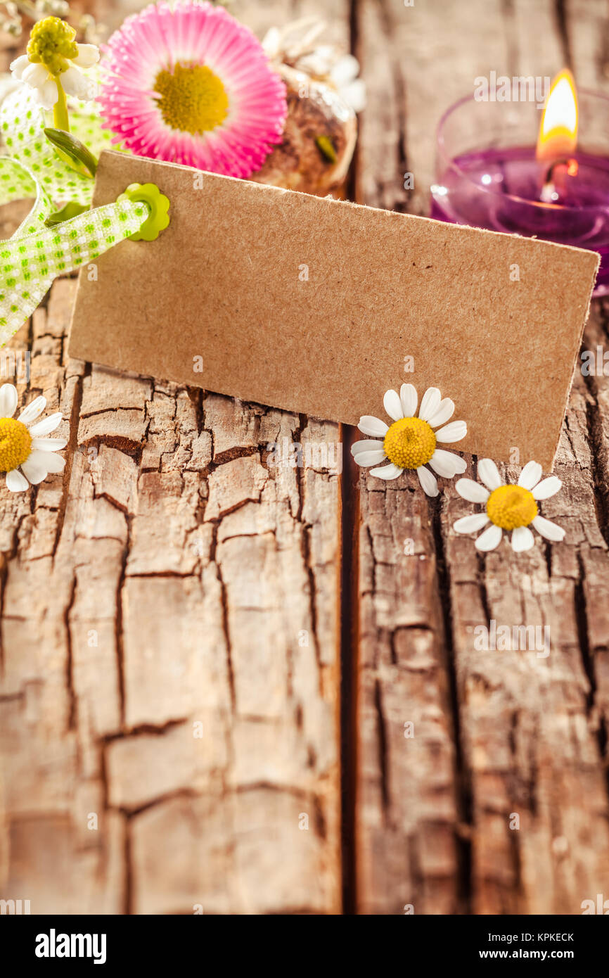 Vertical spring sign with beauty colors and copspace Stock Photo - Alamy