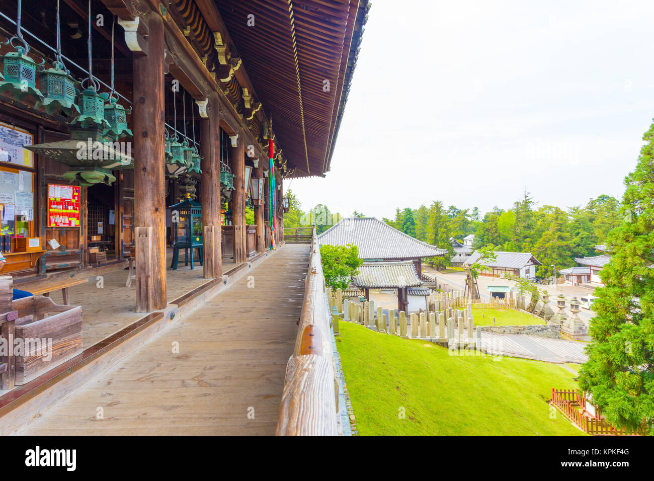 Nara temple hall nigatsu do hi-res stock photography and images - Alamy