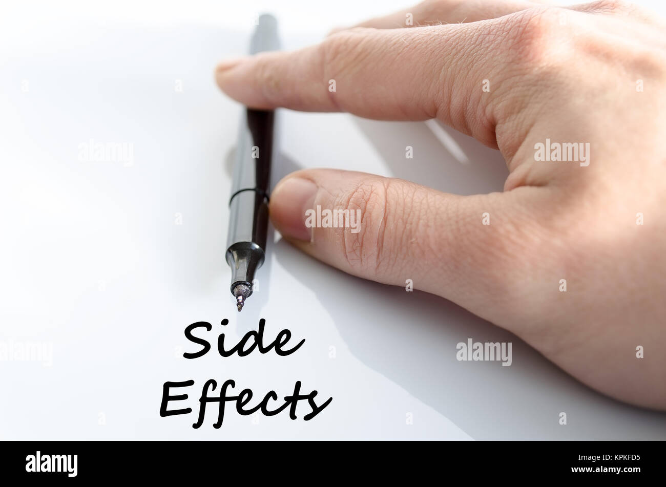 Side effects text concept Stock Photo - Alamy