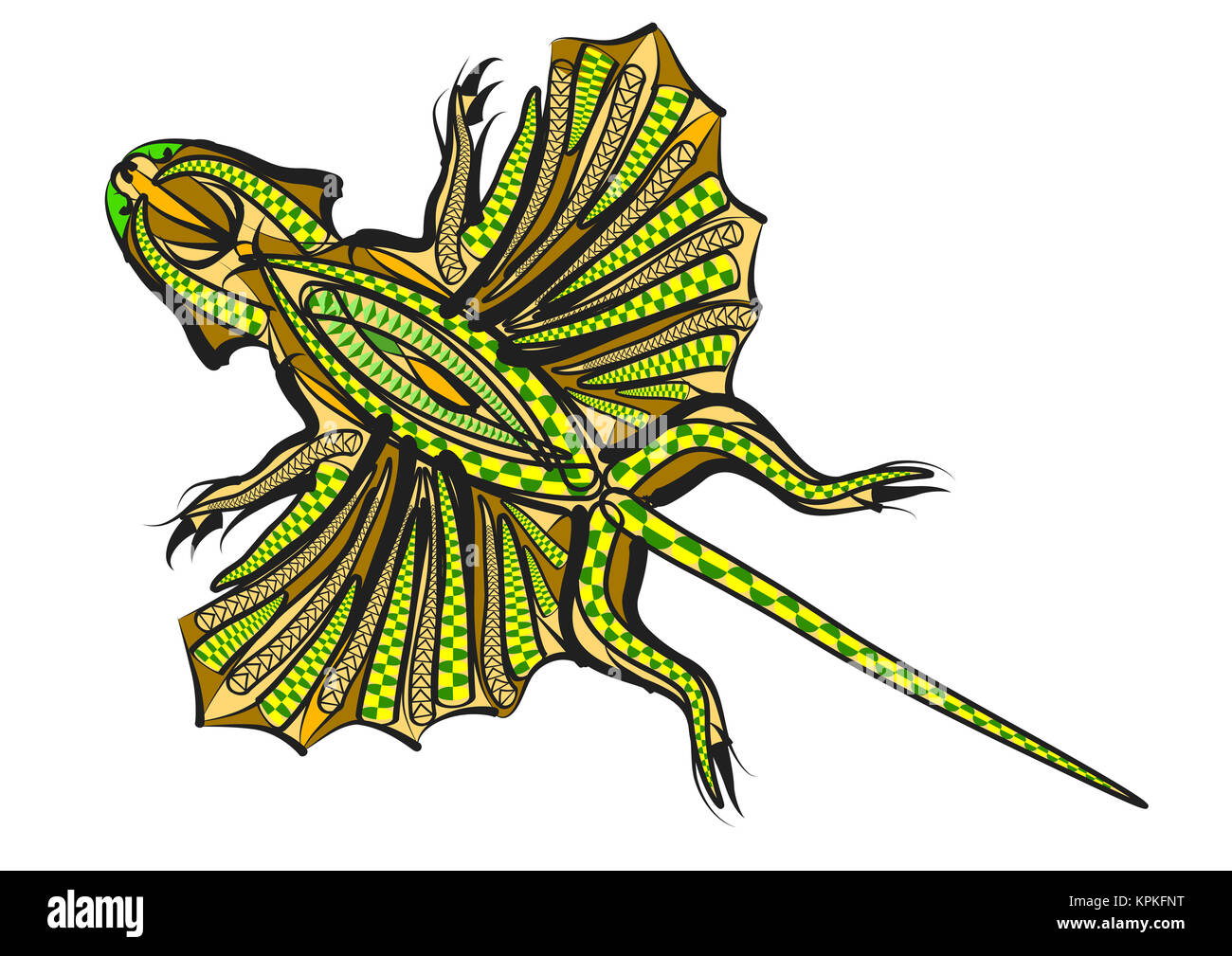 ethnic flying lizard Stock Photo - Alamy