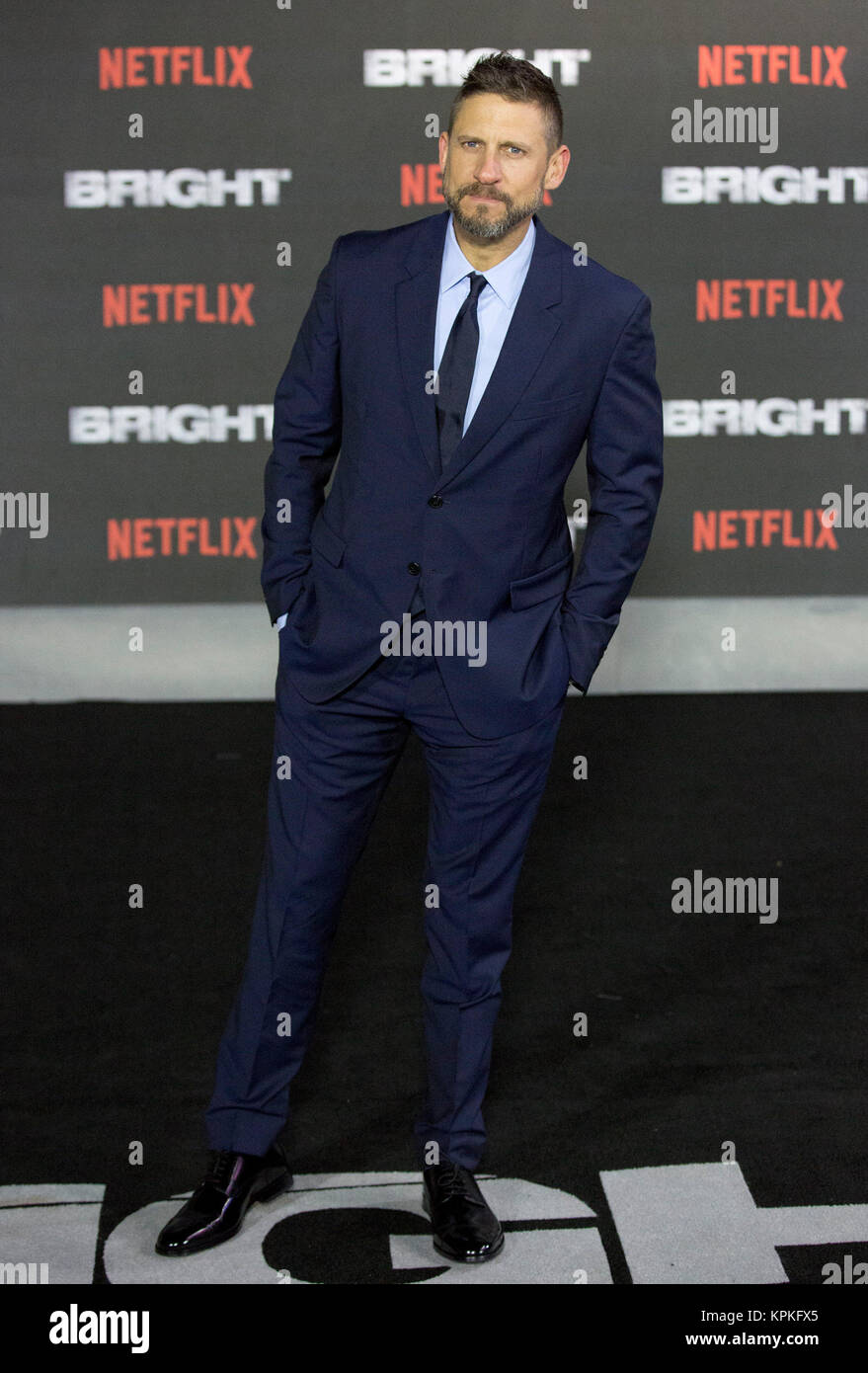 Director David Ayer arrives for the European premiere of Bright, at the ...