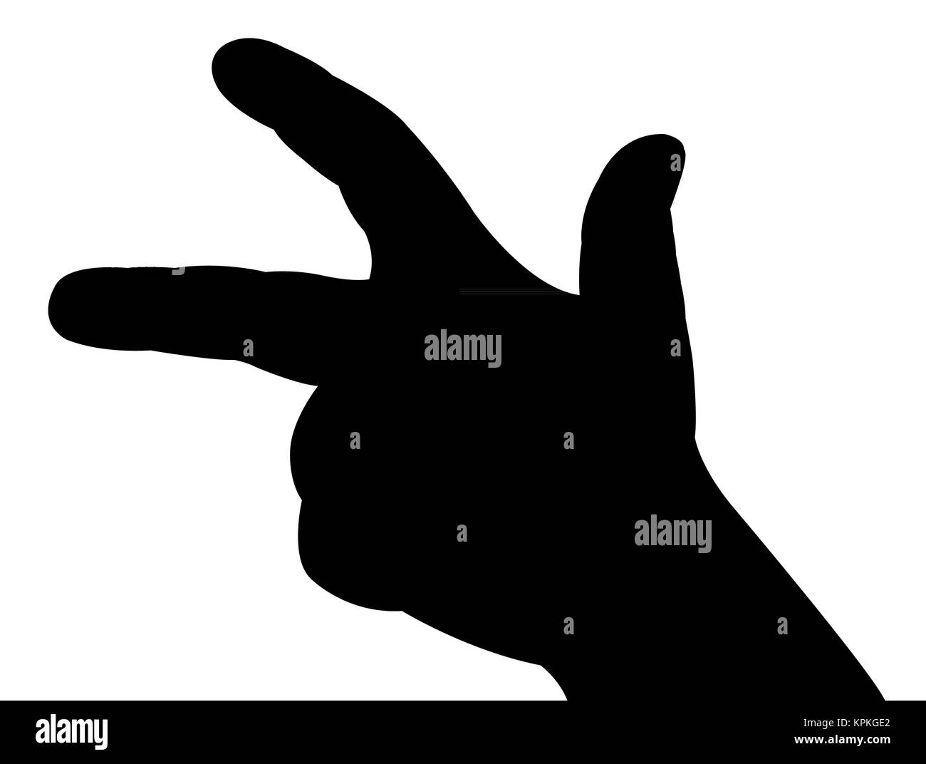 Hand shapes silhouette hi-res stock photography and images - Alamy