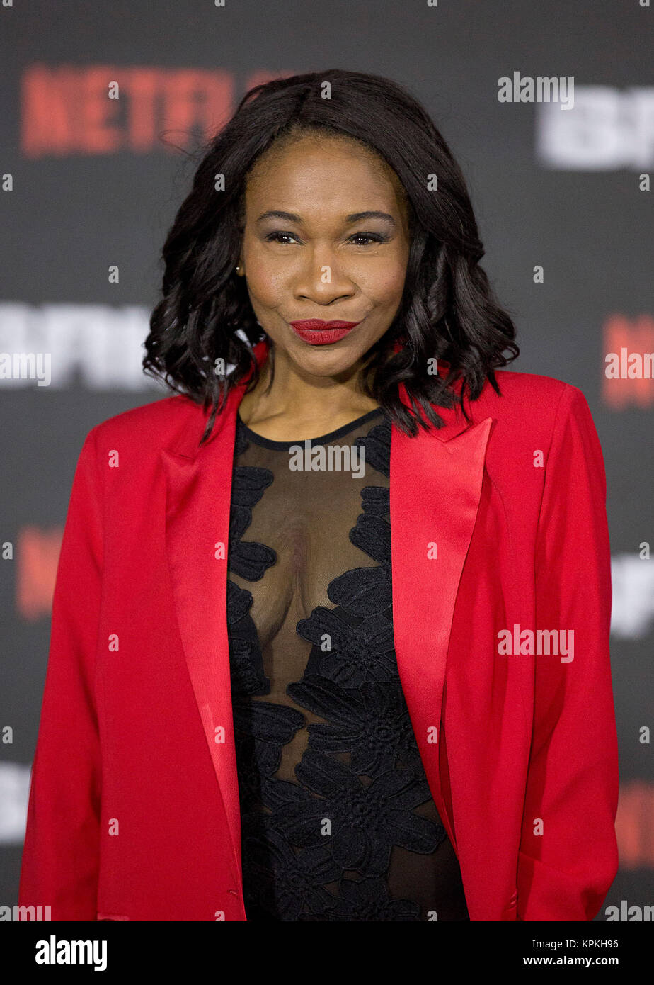 Karen Bryson arrives for the European premiere of Bright, at the BFI ...