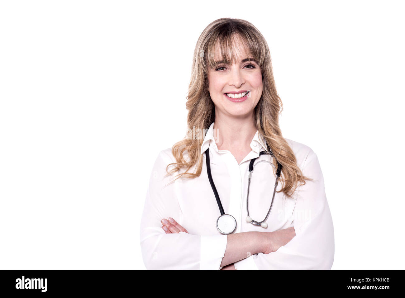 Portrait aged woman doctor Cut Out Stock Images & Pictures - Alamy