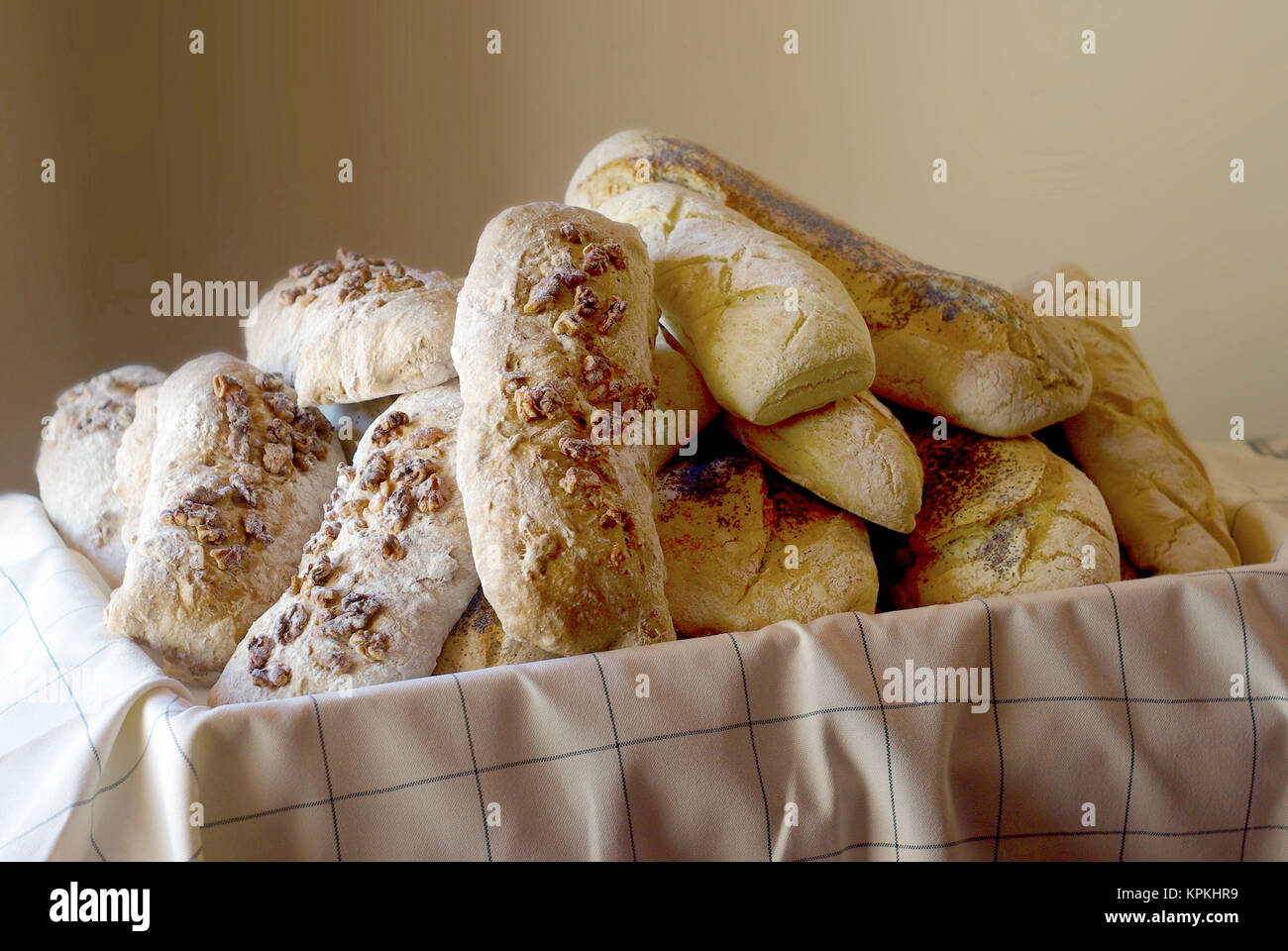 Home-made bread in a country house Stock Photo - Alamy