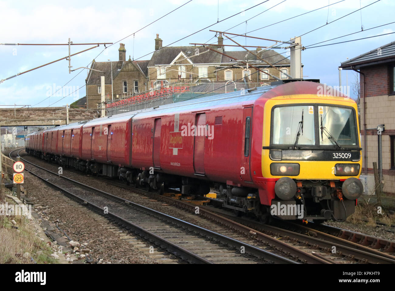 Class 325 electric multiple units on the West Coast Main Line passing ...