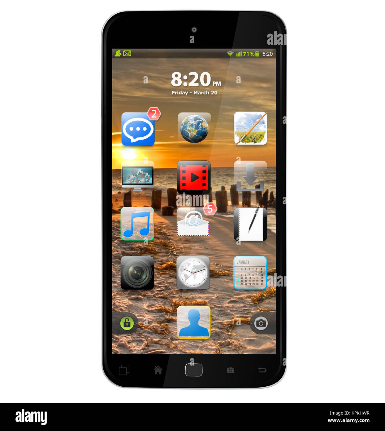 Modern mobile phone Stock Photo - Alamy