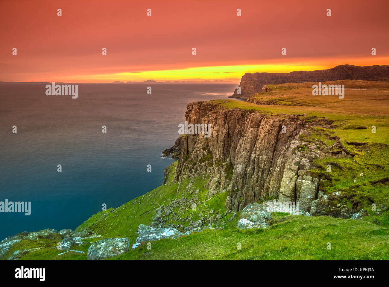 Waterstein Head, sunset walk along dramatic coastline, visiting the top ...