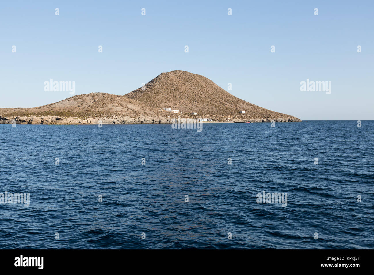 Isla Grosa - Spanish island near La Manga Stock Photo - Alamy