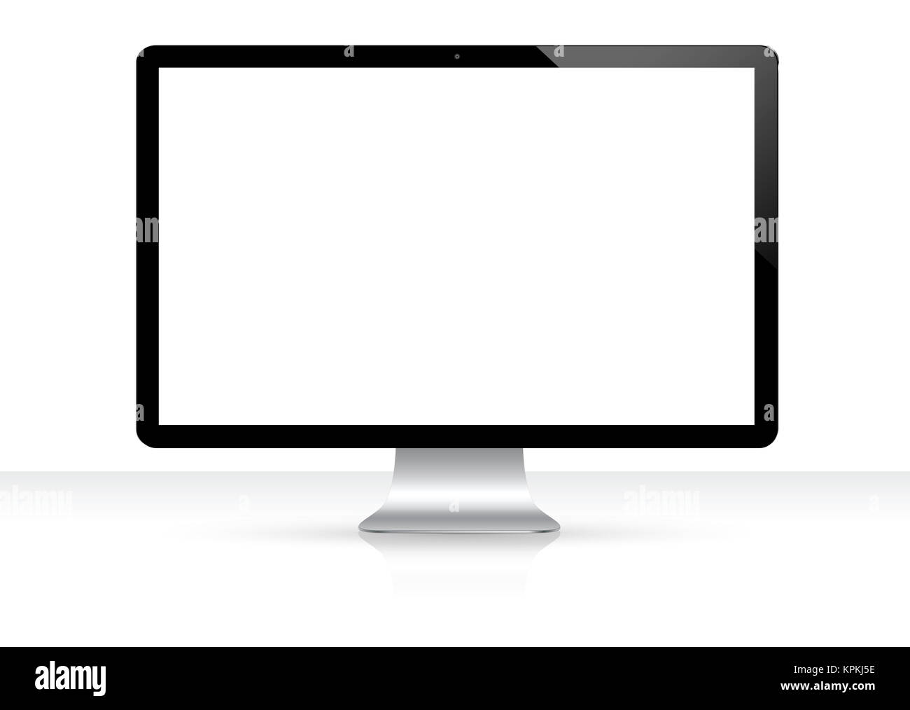 Monitor computer icon on Cut Out Stock Images & Pictures - Alamy