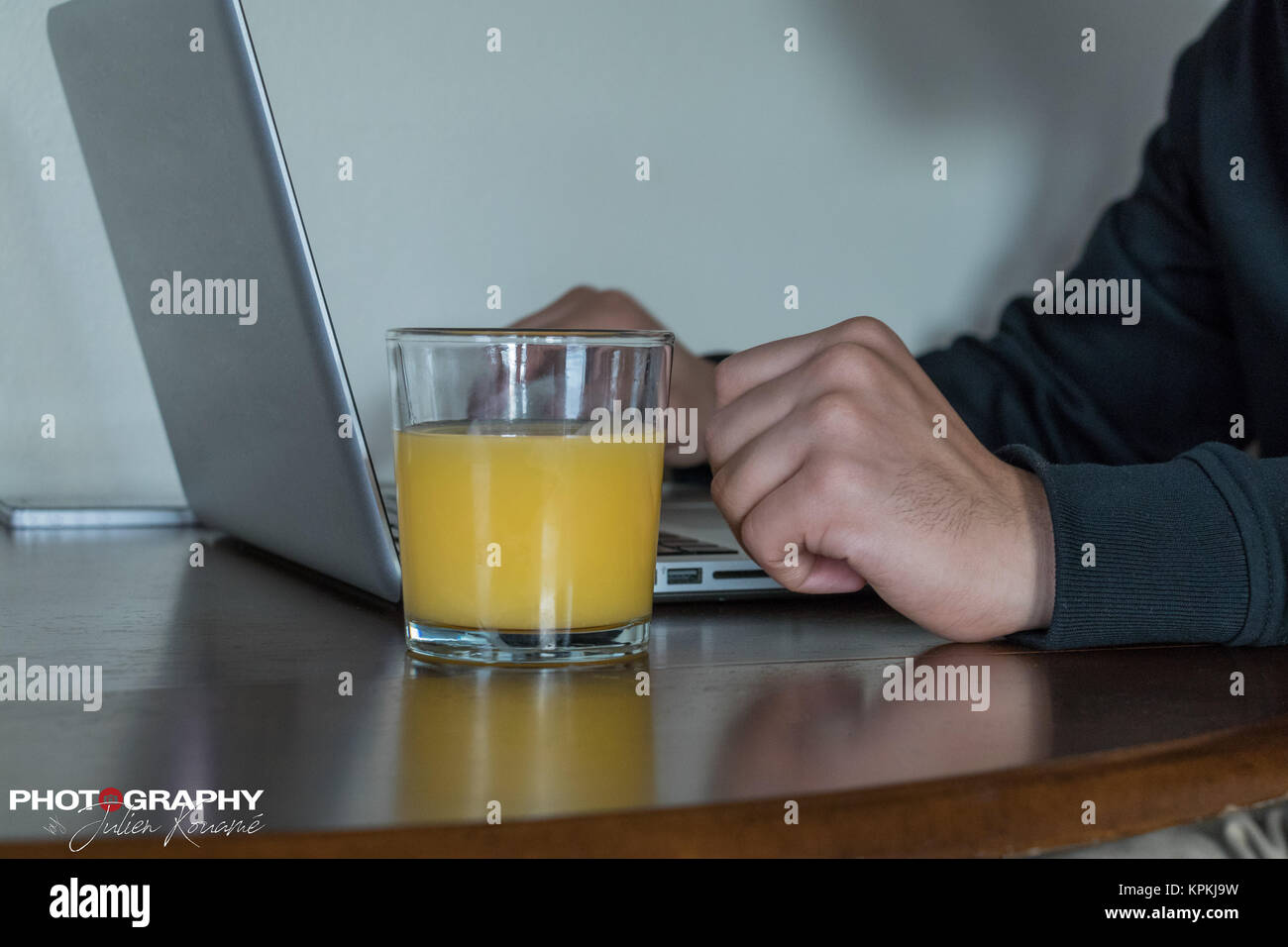 Young business man multitasking Stock Photo - Alamy