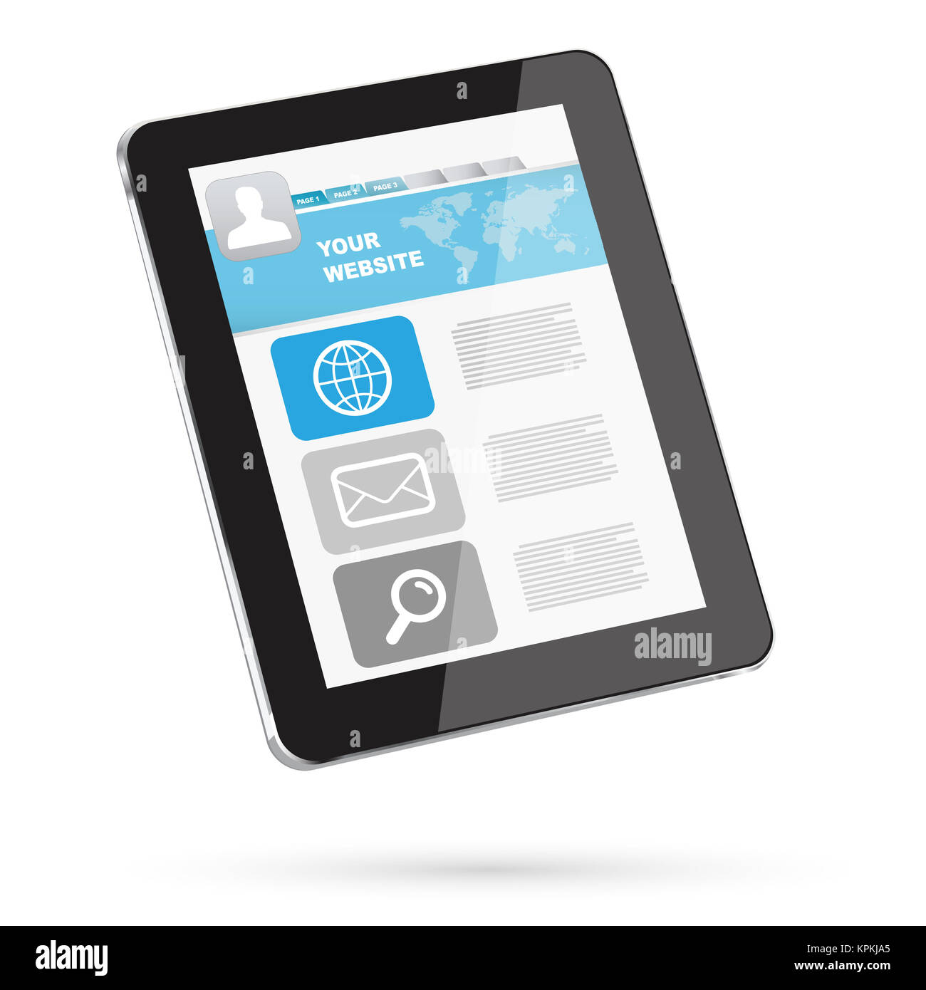 Modern digital tablet Stock Photo - Alamy