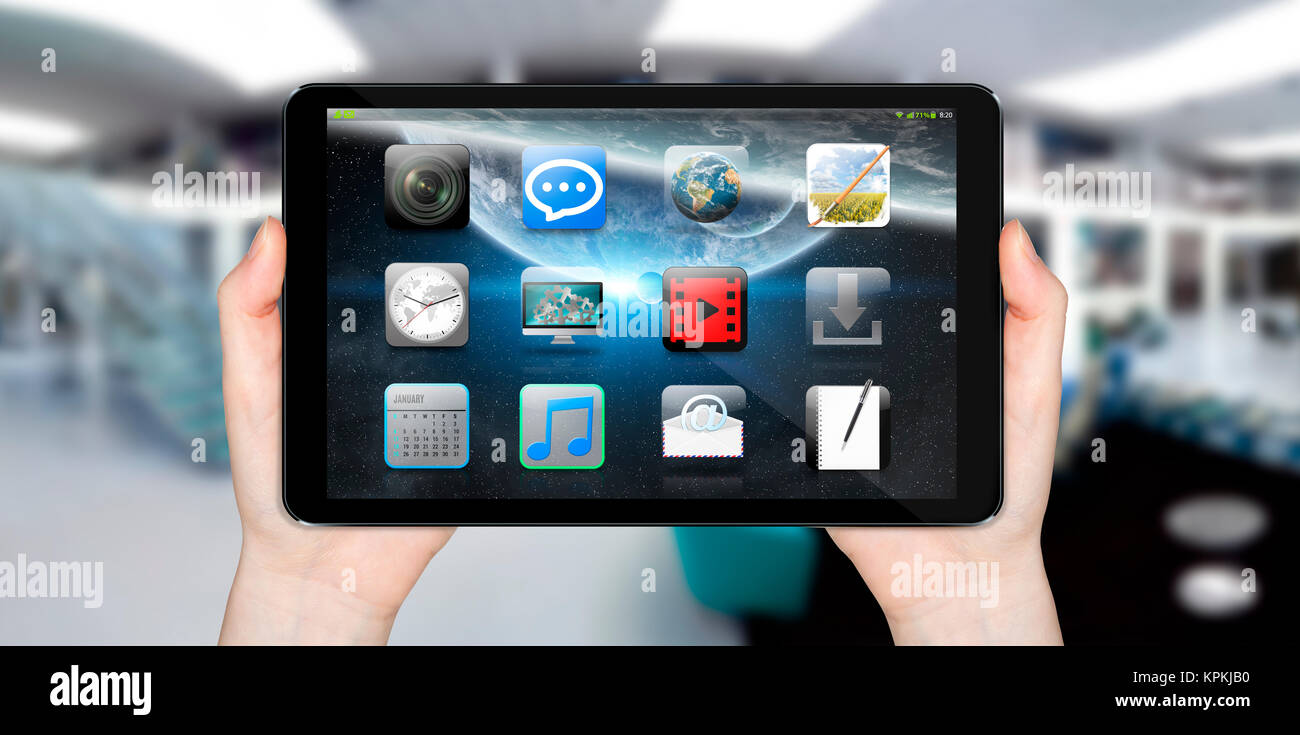 Set tablet pc computers hi-res stock photography and images - Alamy