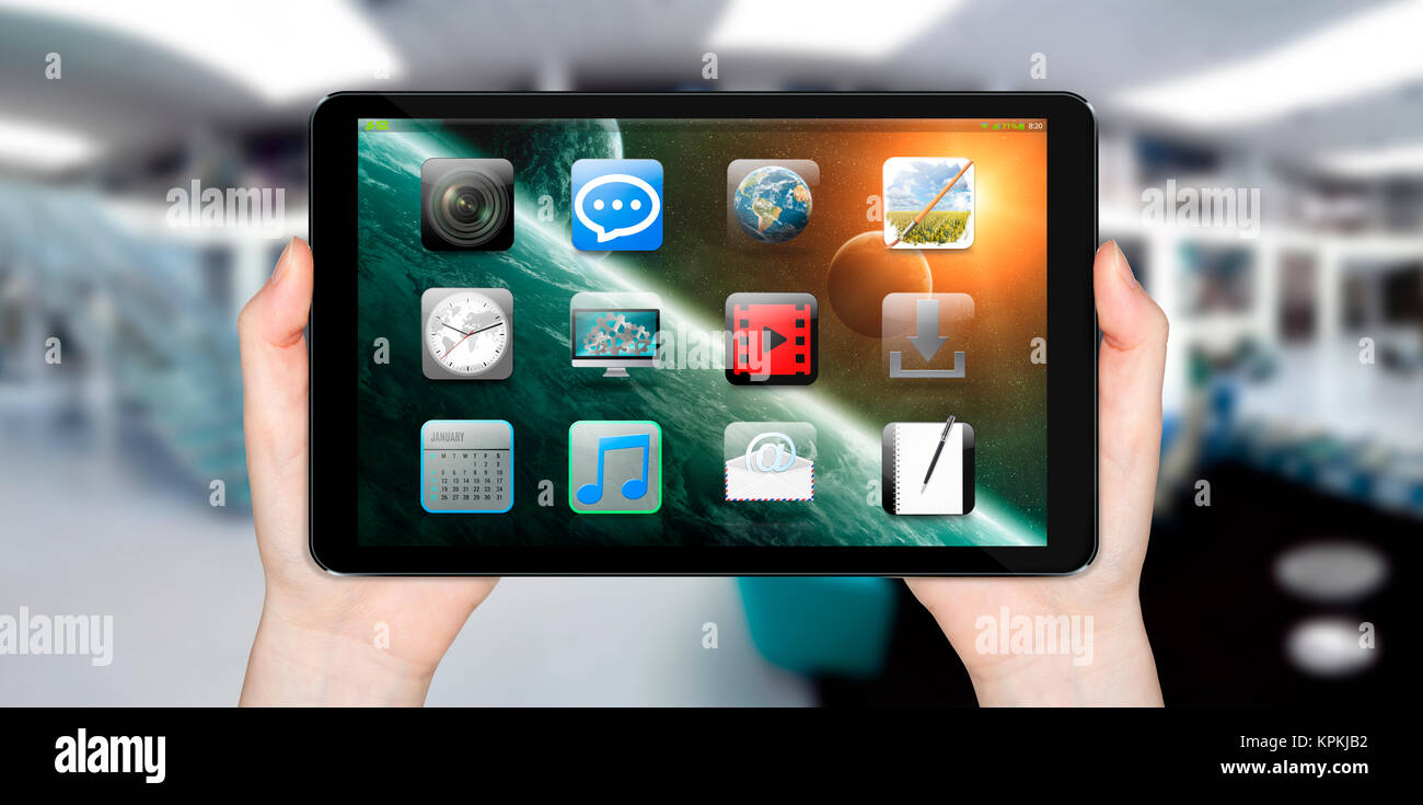 Modern digital tablet Stock Photo - Alamy