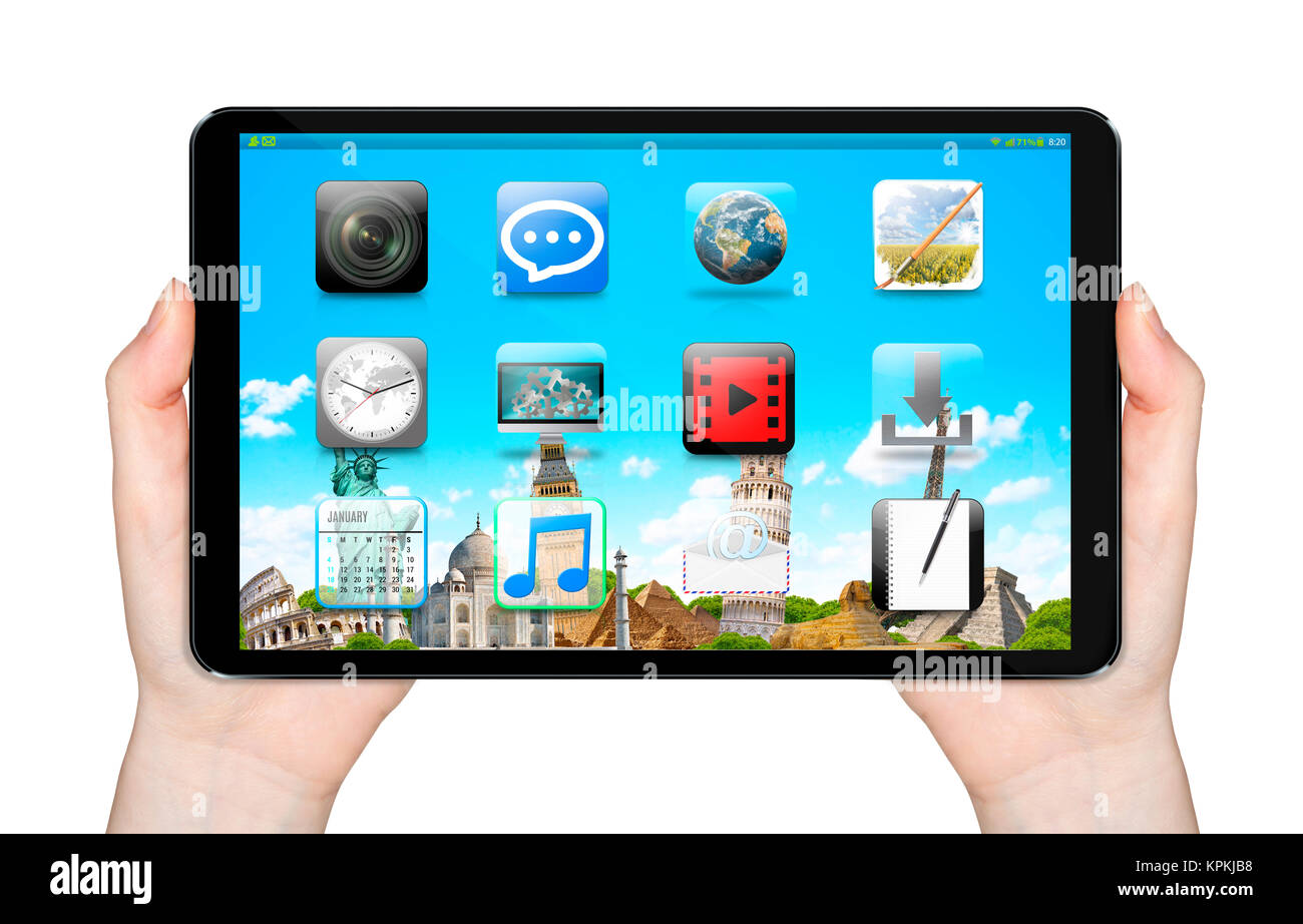 Modern digital tablet Stock Photo - Alamy
