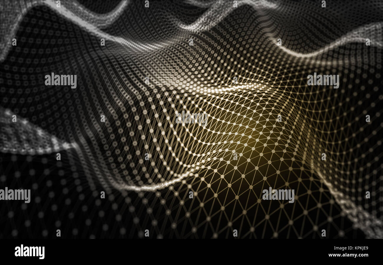 Abstract polygonal space low poly dark background Stock Photo - Alamy