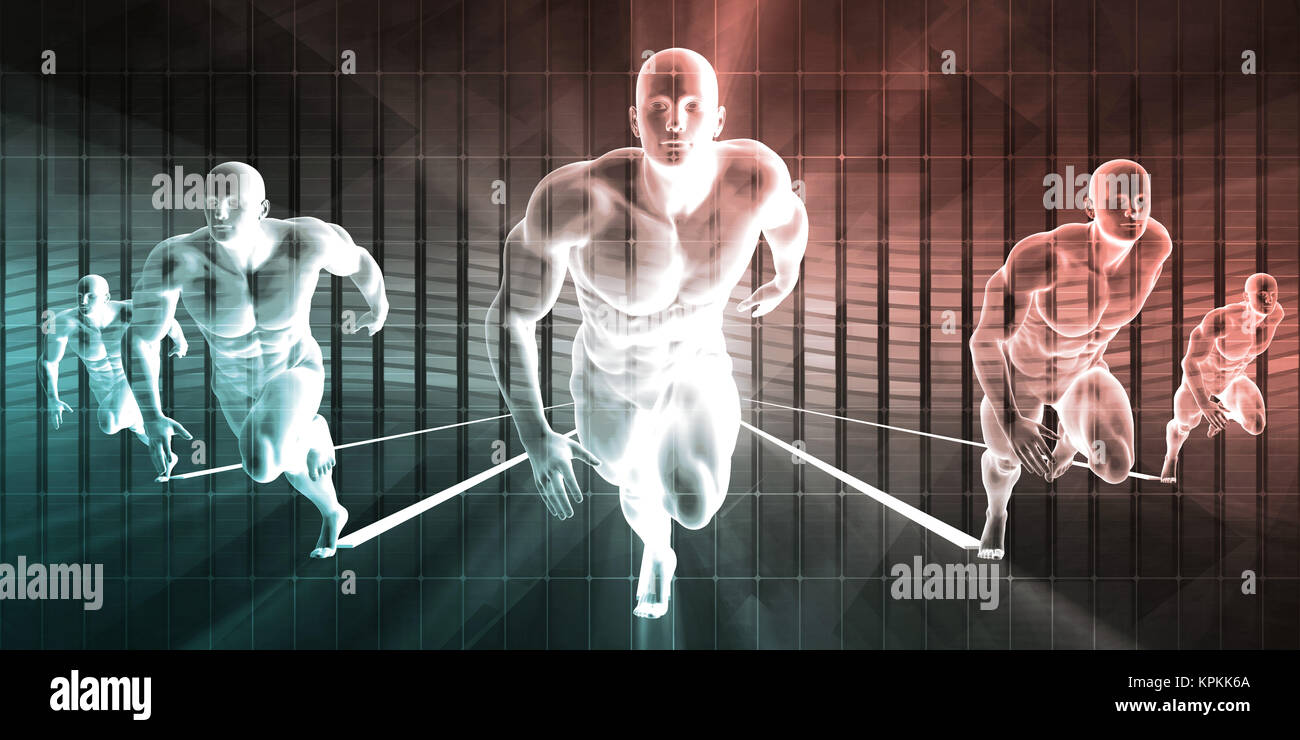 Preparing to Race Stock Photo - Alamy