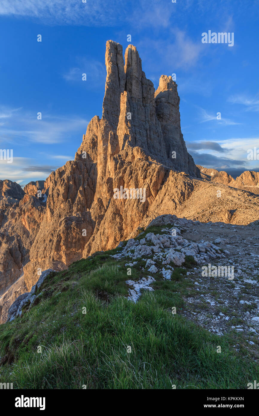 Dolomiti - the Vajolet towers Stock Photo - Alamy