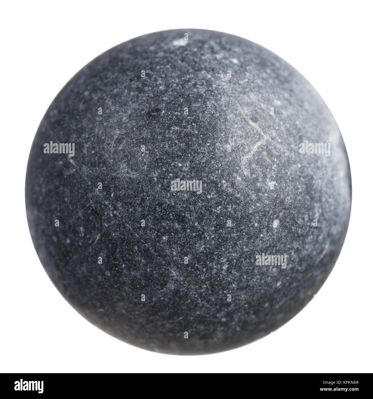 sphere from gray shungite mineral gemstone Stock Photo - Alamy