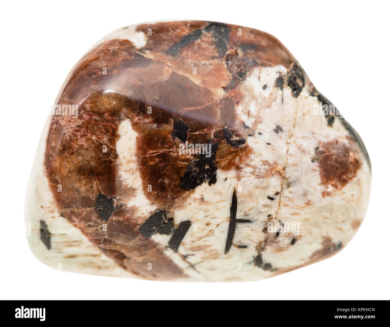 Spreustein ( Natrolite in Nepheline) gem stone Stock Photo - Alamy