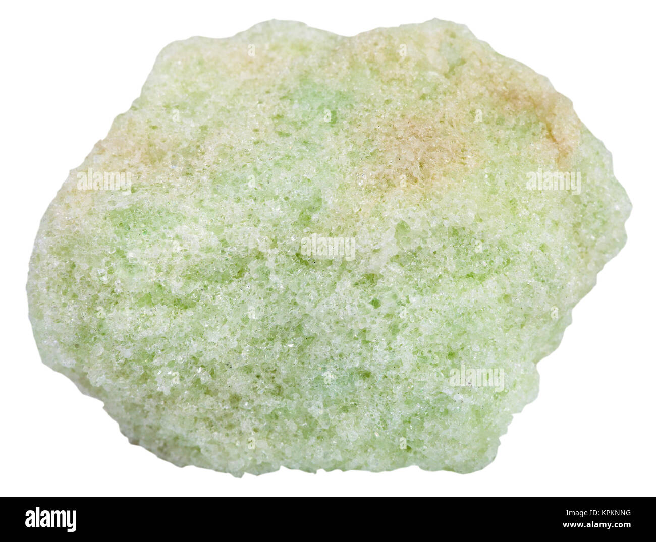 piece of lavrovite mineral stone isolated Stock Photo - Alamy