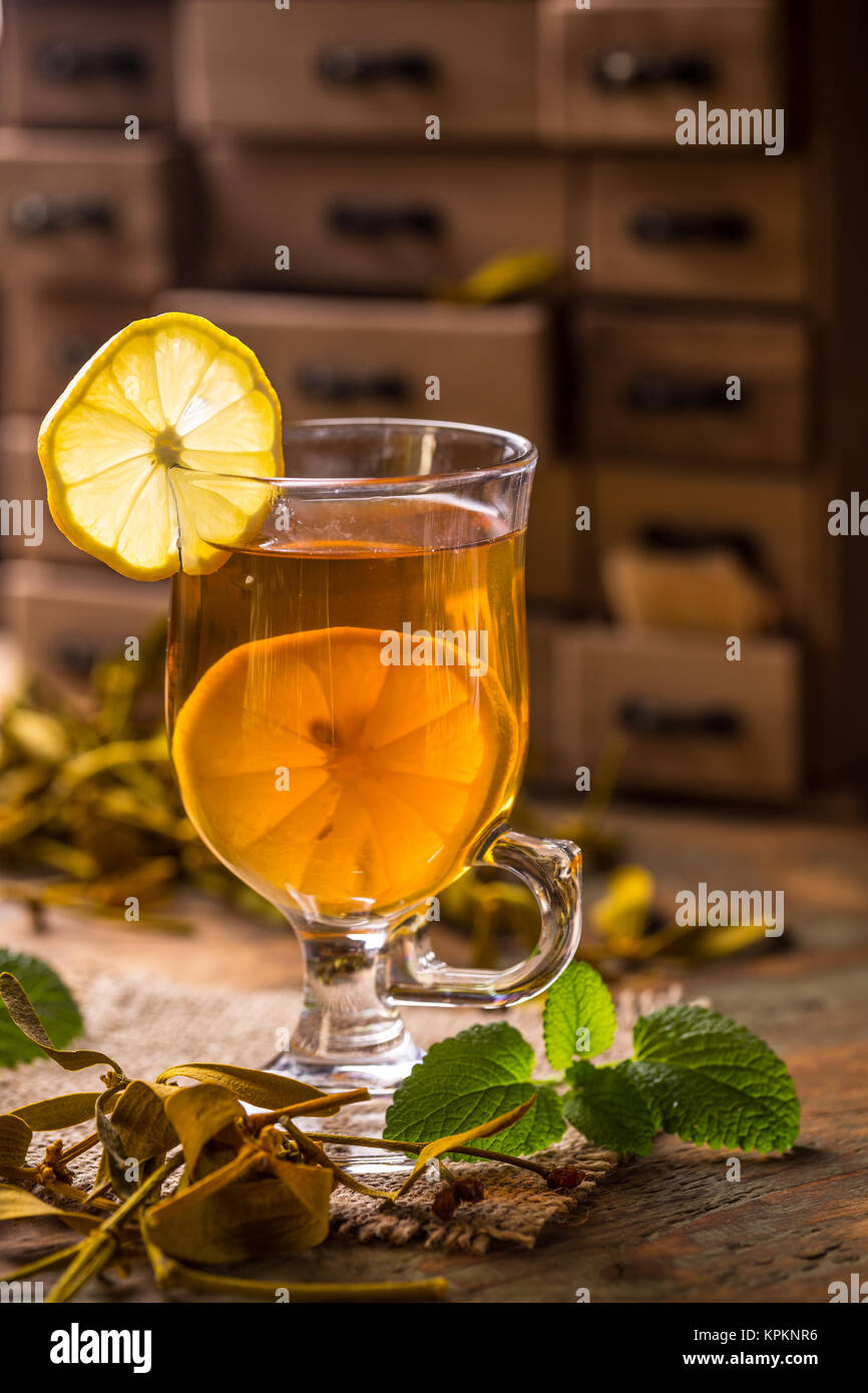 Glass cup tea Stock Photo - Alamy