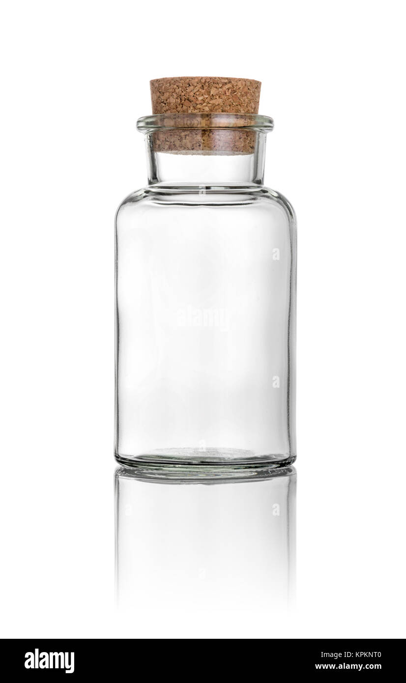 corks glass against white background Stock Photo - Alamy