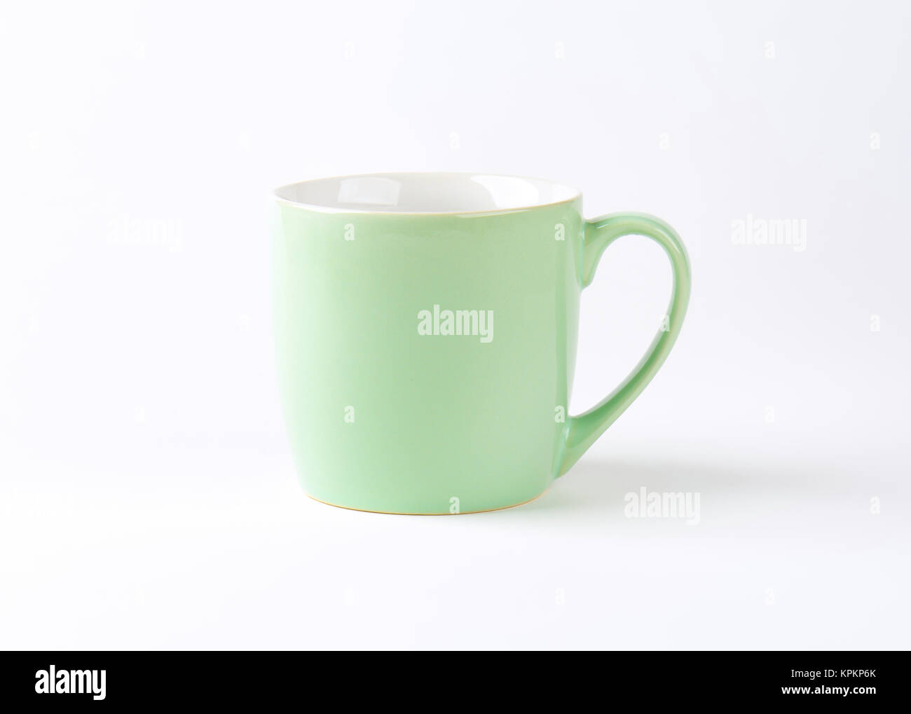 empty green mug Stock Photo - Alamy