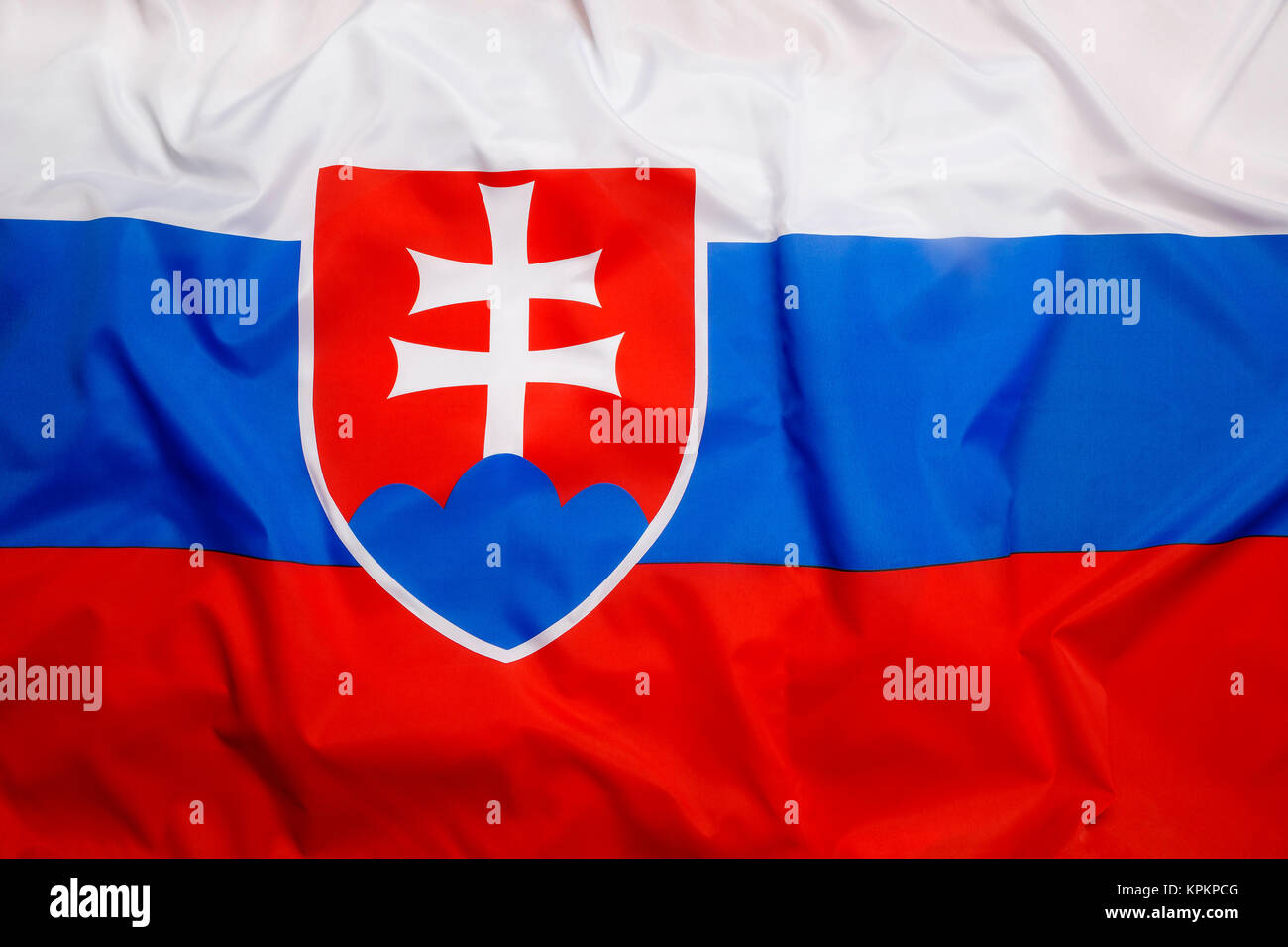 National flag of Slovakia for a background Stock Photo - Alamy