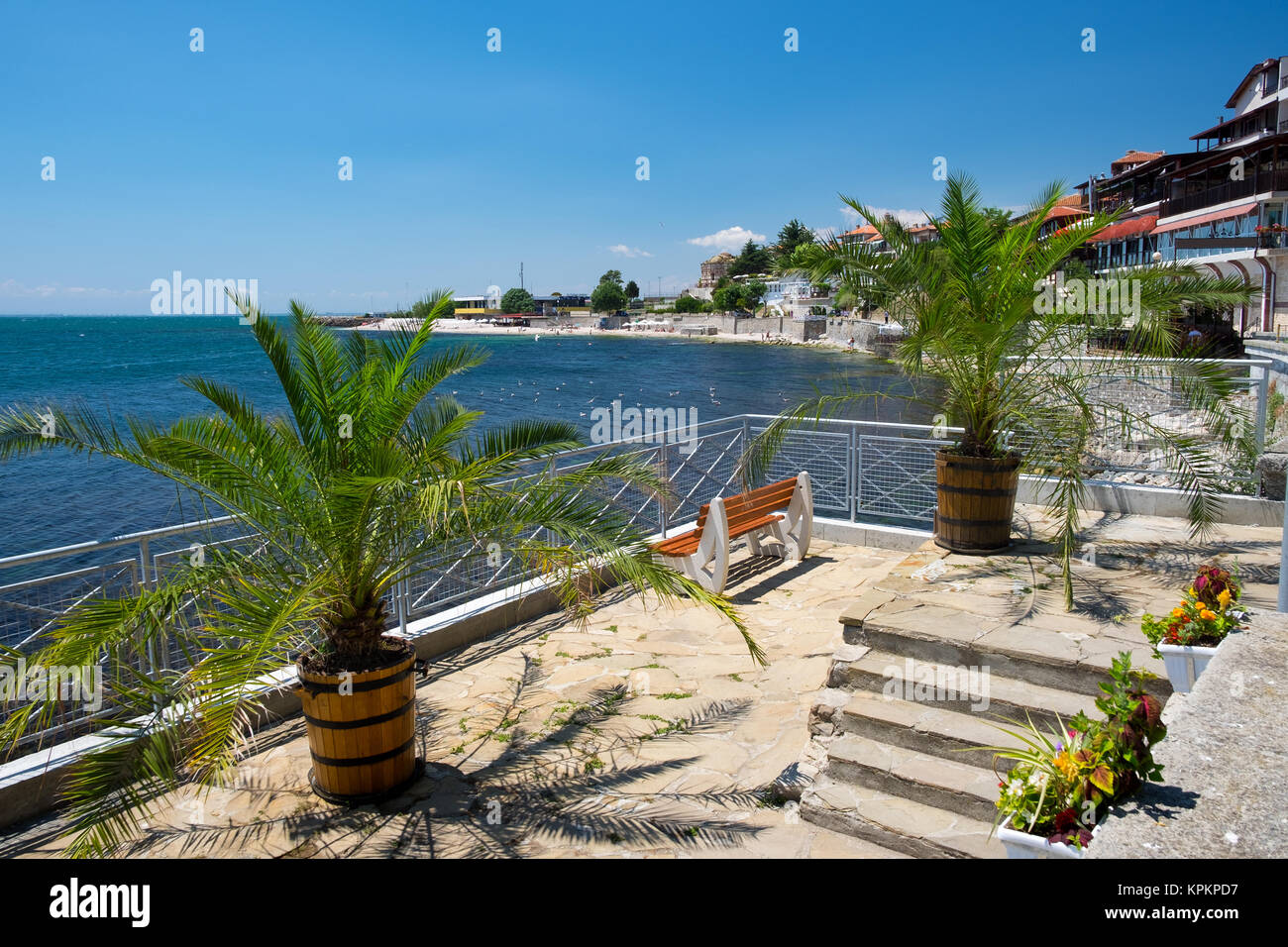 Scenic view in ancient city of Nessebar, Bulgaria Stock Photo - Alamy