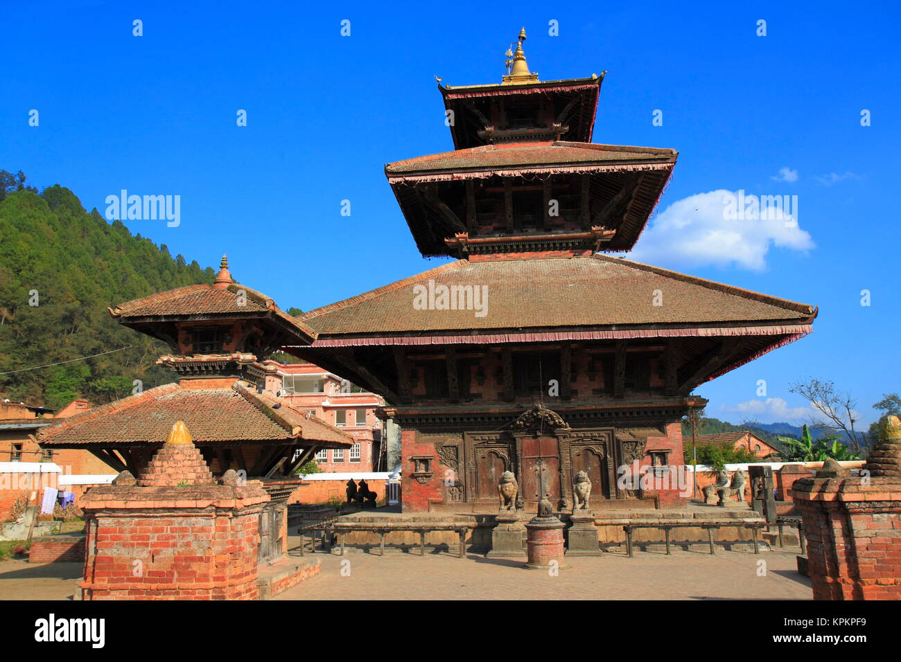 Historic Buildings in Panauti Nepal Stock Photo - Alamy