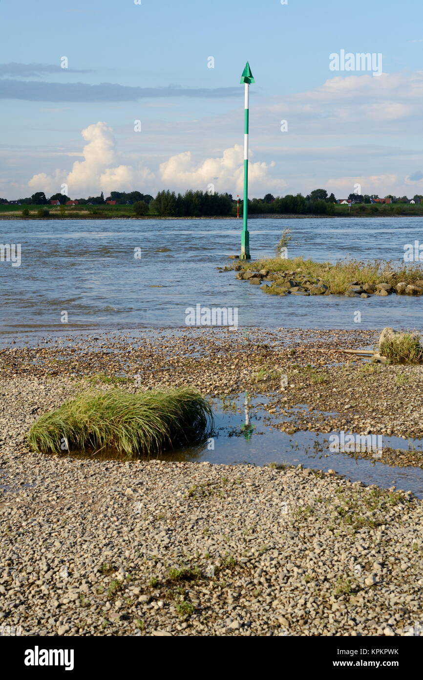 shipping sign on the rhine Stock Photo - Alamy