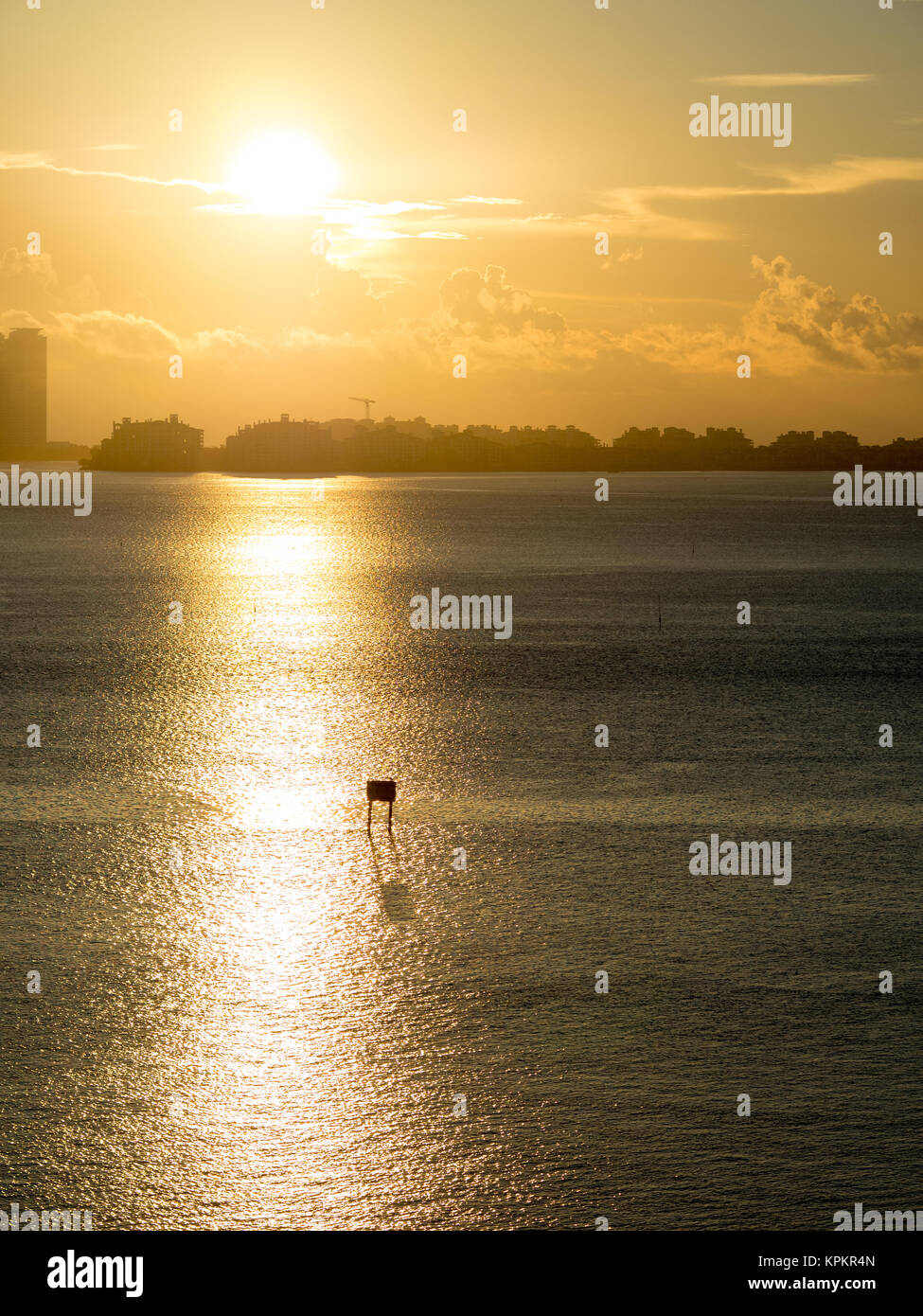 The Miami sunrise Stock Photo - Alamy