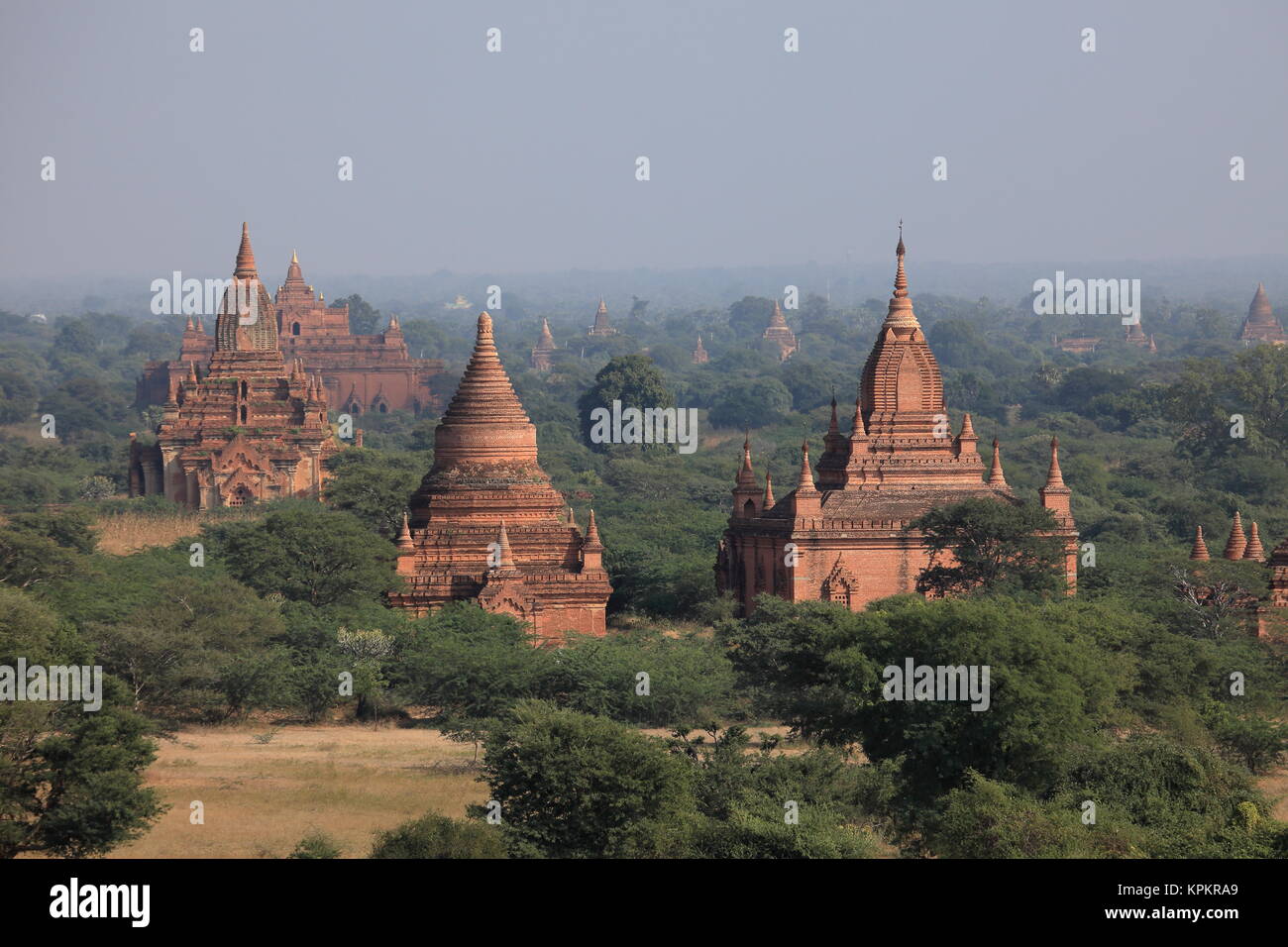 the temples of bagan in myanmar Stock Photo - Alamy