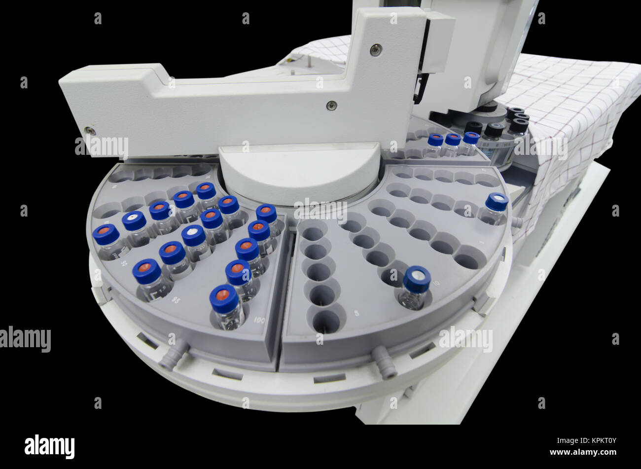 Automatic sample handling of analytical instrument Stock Photo - Alamy