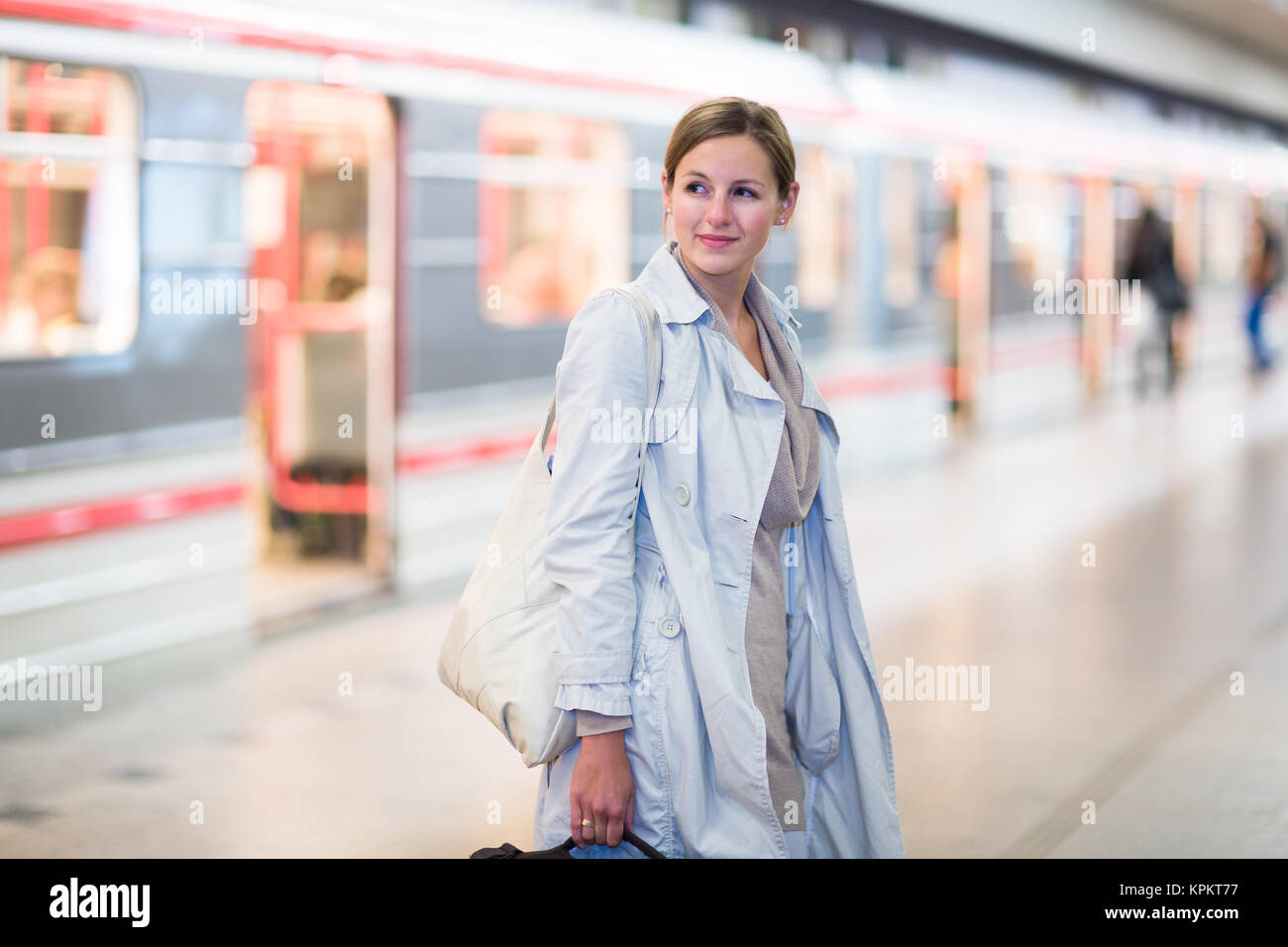 Taking the metro hi-res stock photography and images - Alamy