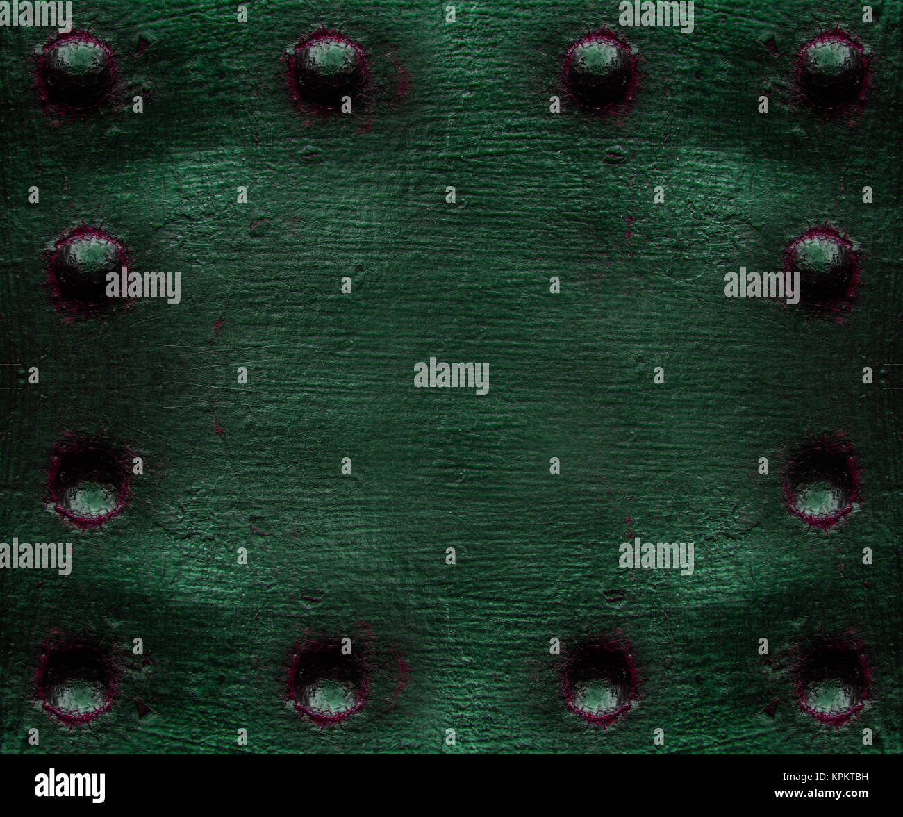 green grunge metal plate texture or background Stock Photo - Alamy