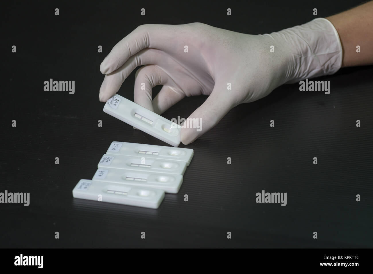 Specimen on black Stock Photo - Alamy