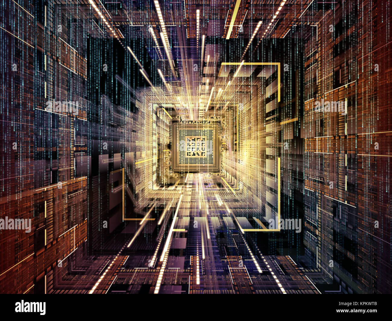 Perspectives of CPU Stock Photo - Alamy
