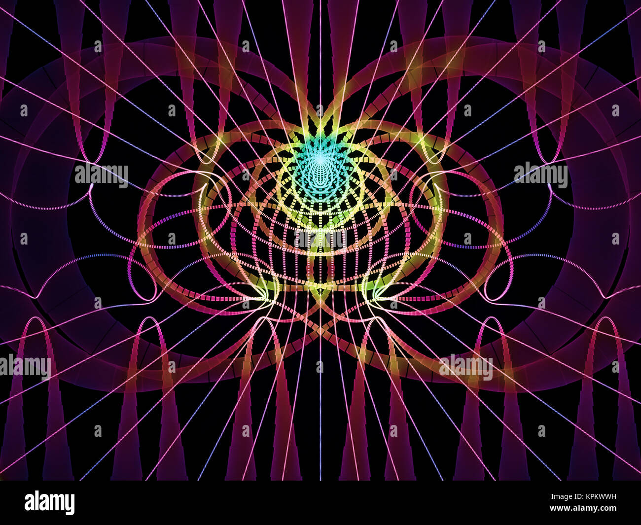 Virtual Grid Lines Stock Photo - Alamy