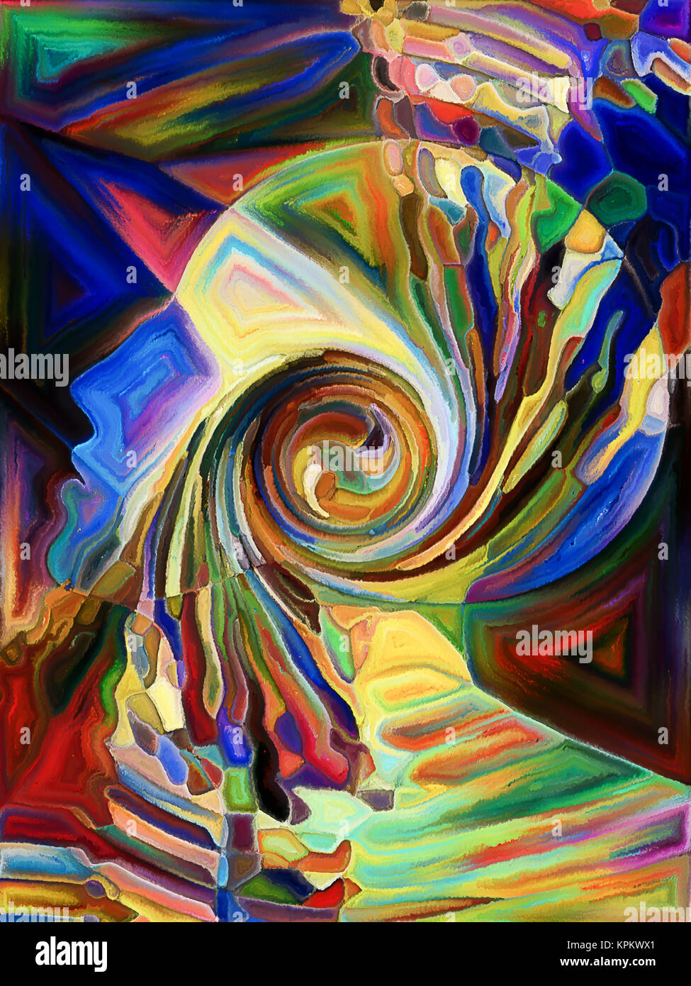 Dance of Fragmentation Stock Photo - Alamy