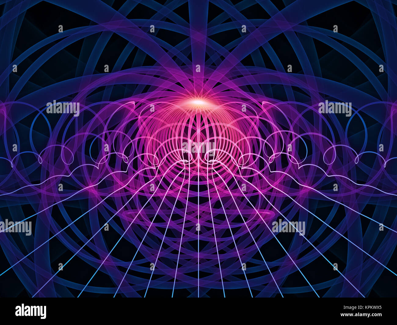 Virtual Grid Lines Stock Photo - Alamy