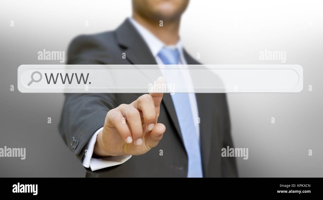 Man surfing on internet Stock Photo - Alamy